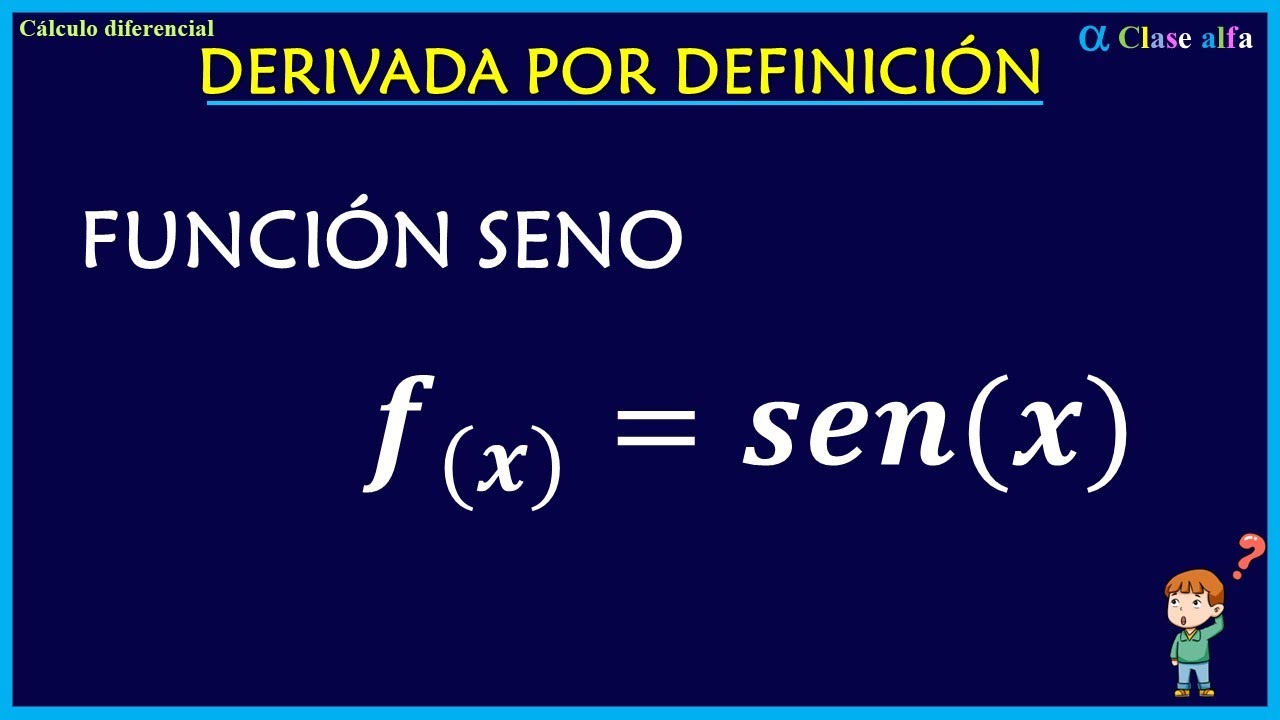 DERIVADA POR DEFINICIÓN DE LA FUNCIÓN f(x)=sen(x). #viral #viralvideo # ...