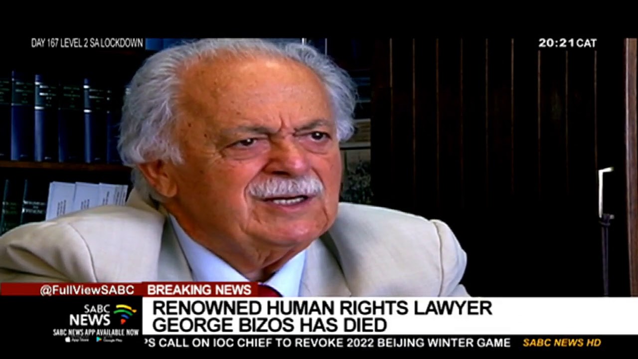 RIP George Bizos | Human rights icon George Bizos passes on - YouTube