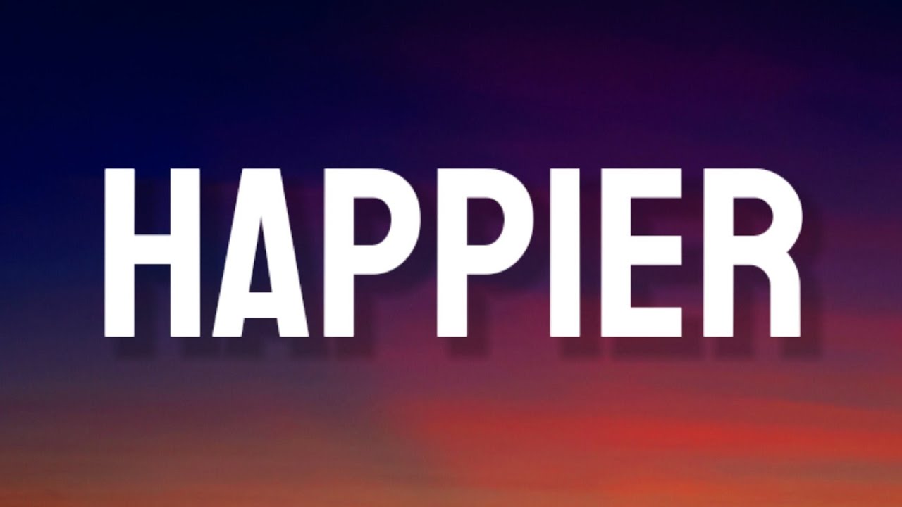 Olivia Rodrigo - happier (Lyrics) - YouTube