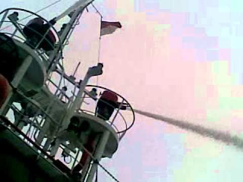 Fire Monitor FiFi system Test - YouTube