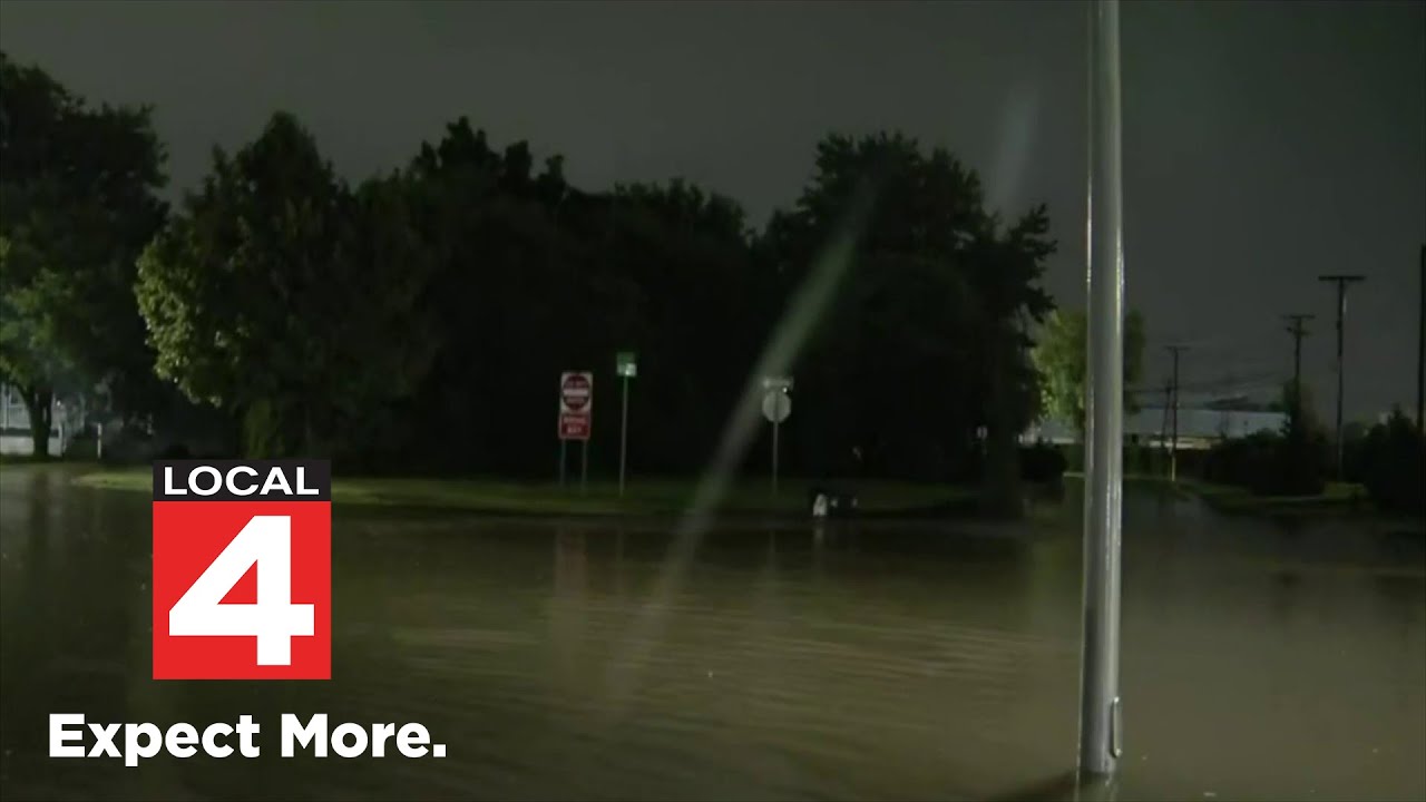 Video: Storms cause flooding Thursday morning in Metro Detroit - YouTube