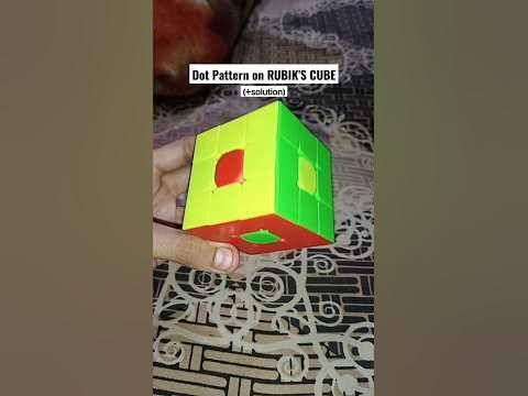 How to make Dot pattern on Rubik's cube| Rubik's cube Dot pattern |Shethecuber - YouTube