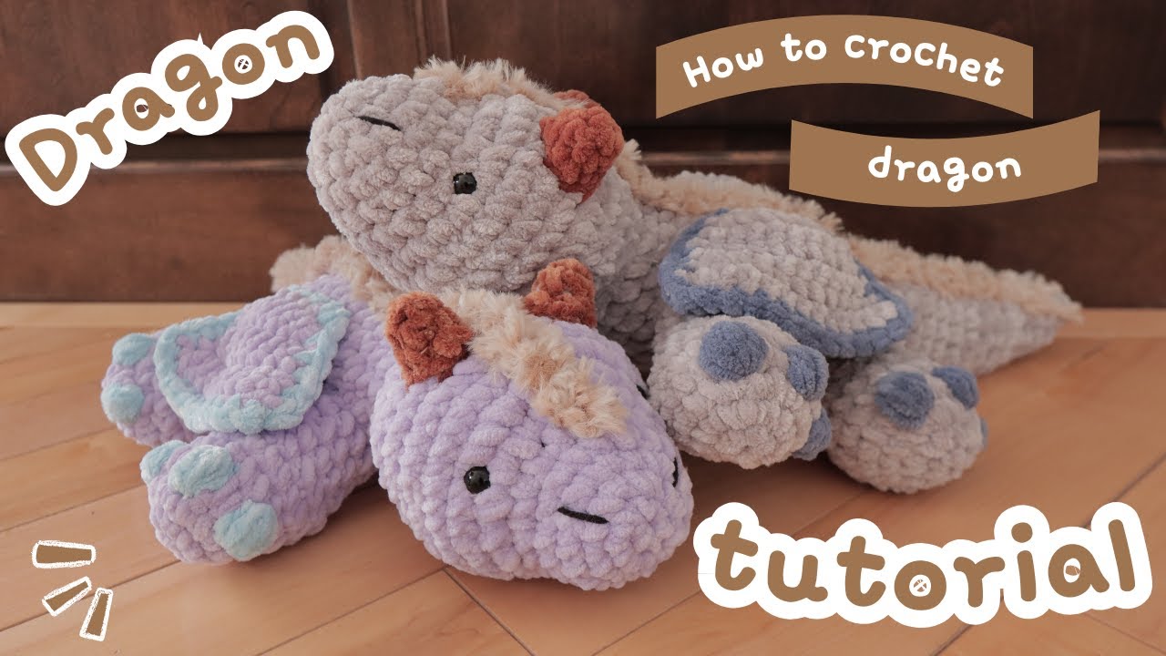 How to crochet DRAGON - Tutorial - YouTube