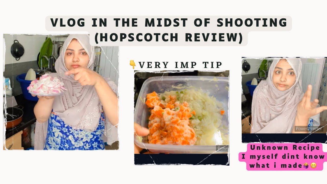 Vlog in btw Hopscotch haul shoot | smthn made me cry | Invented new ...