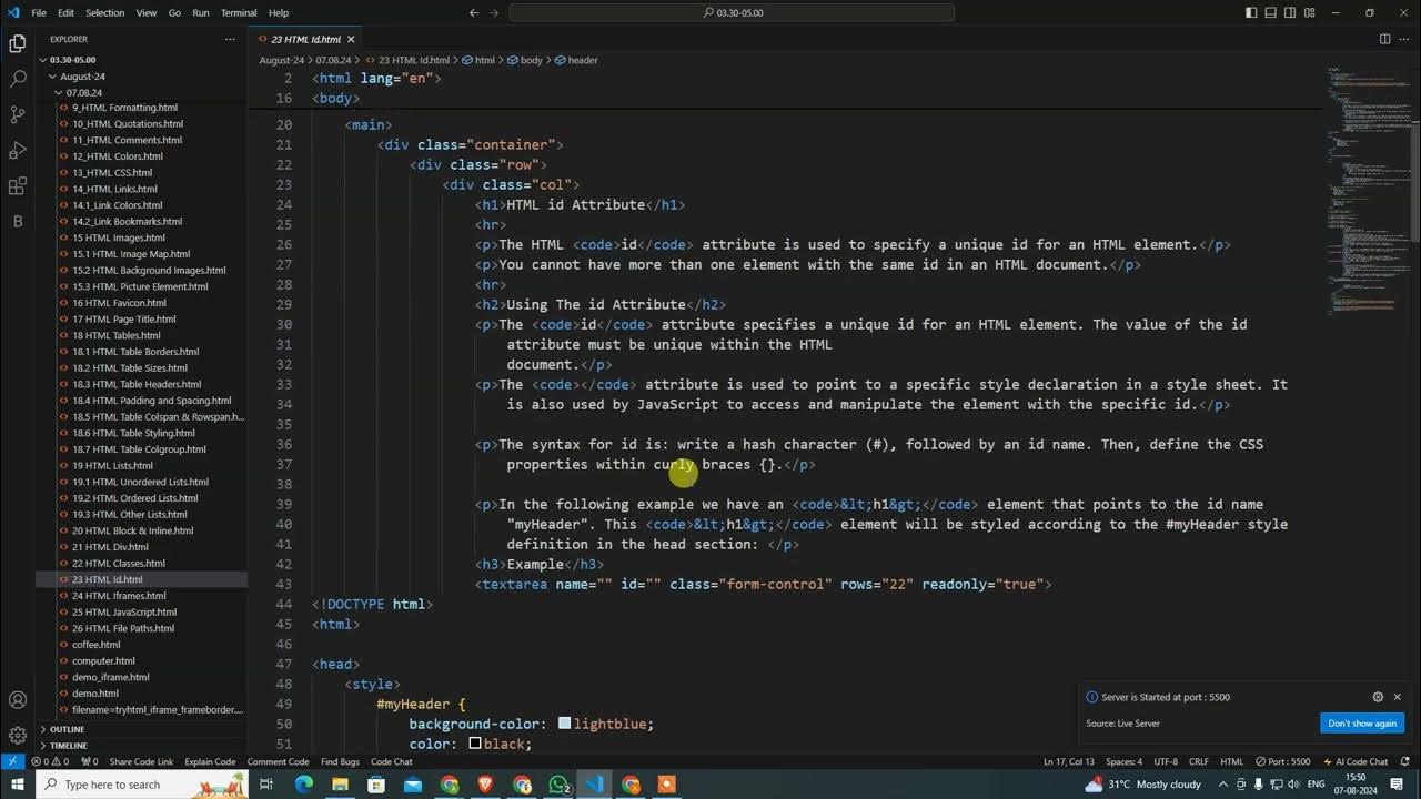 CSS Id, Iframes, JavaScript, and File Path 07.08.24 | Design Drift ...