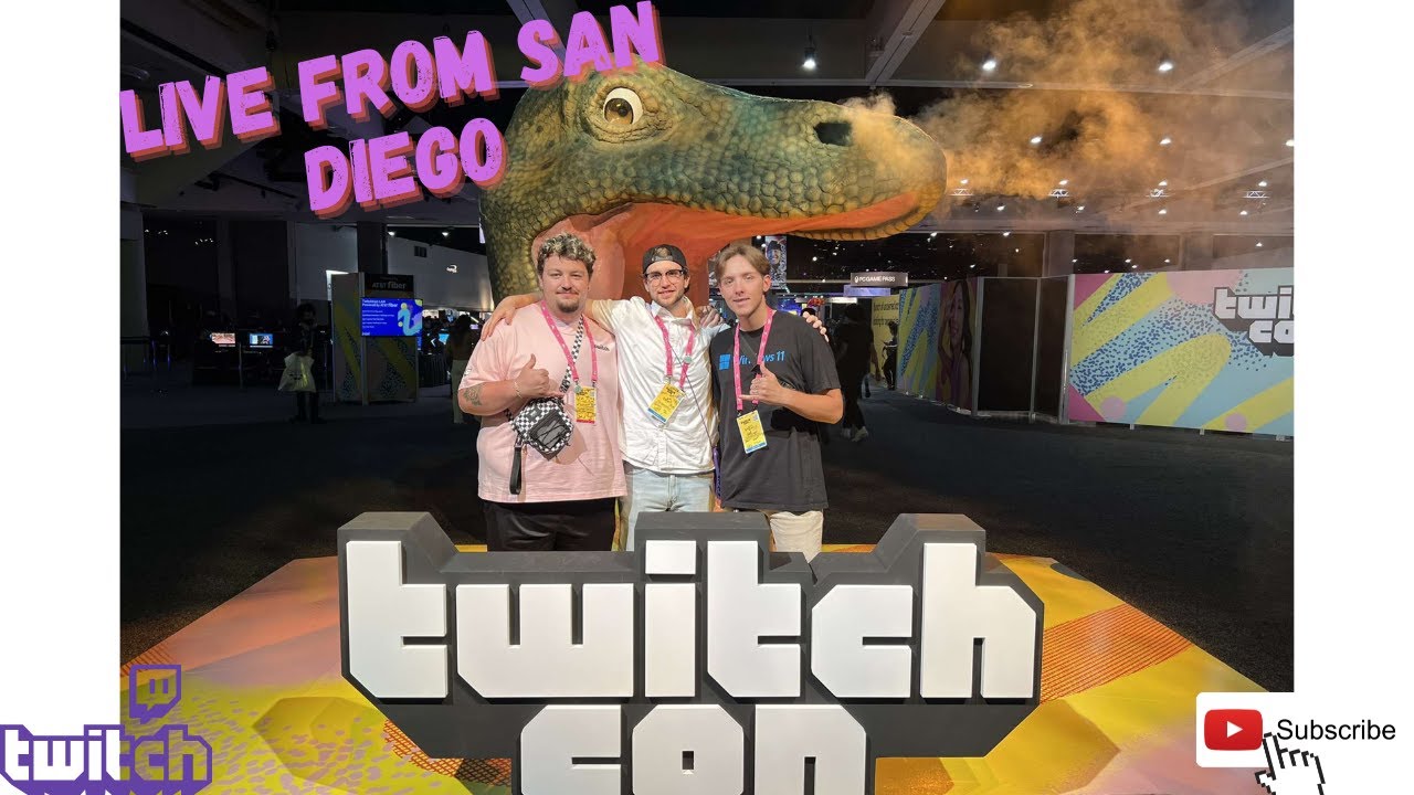 TWITCHCON WITH MY BEST FRIENDS, YOU WONT BELIEVE EVERYONE WE MET (PART ...