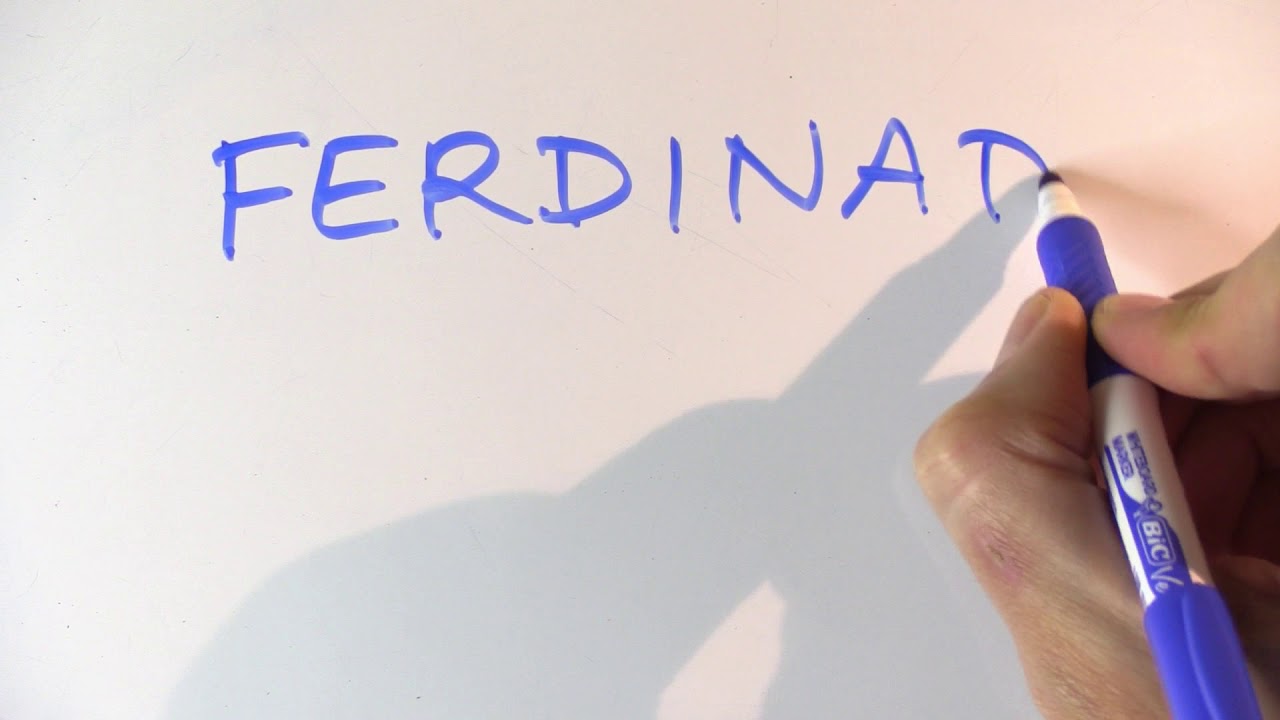 Cómo se escribe Fernando en inglés - YouTube