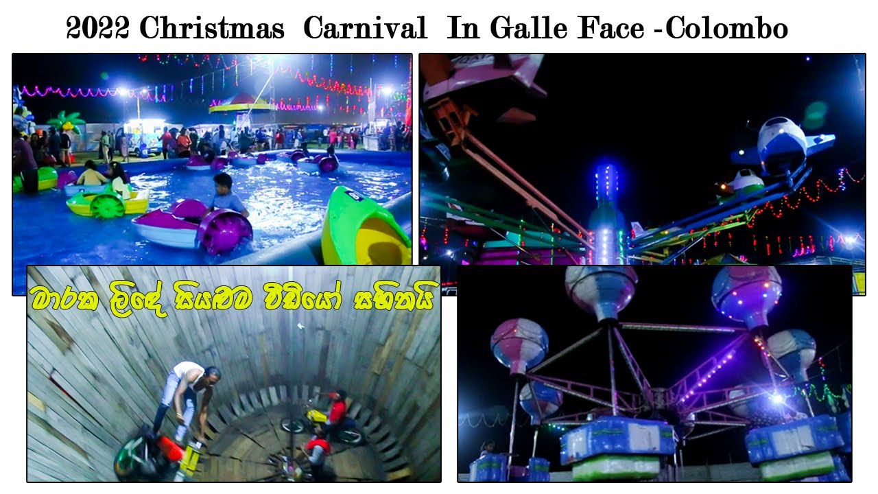 2022 Christmas Carnival In Gall Face -Colombo | - YouTube
