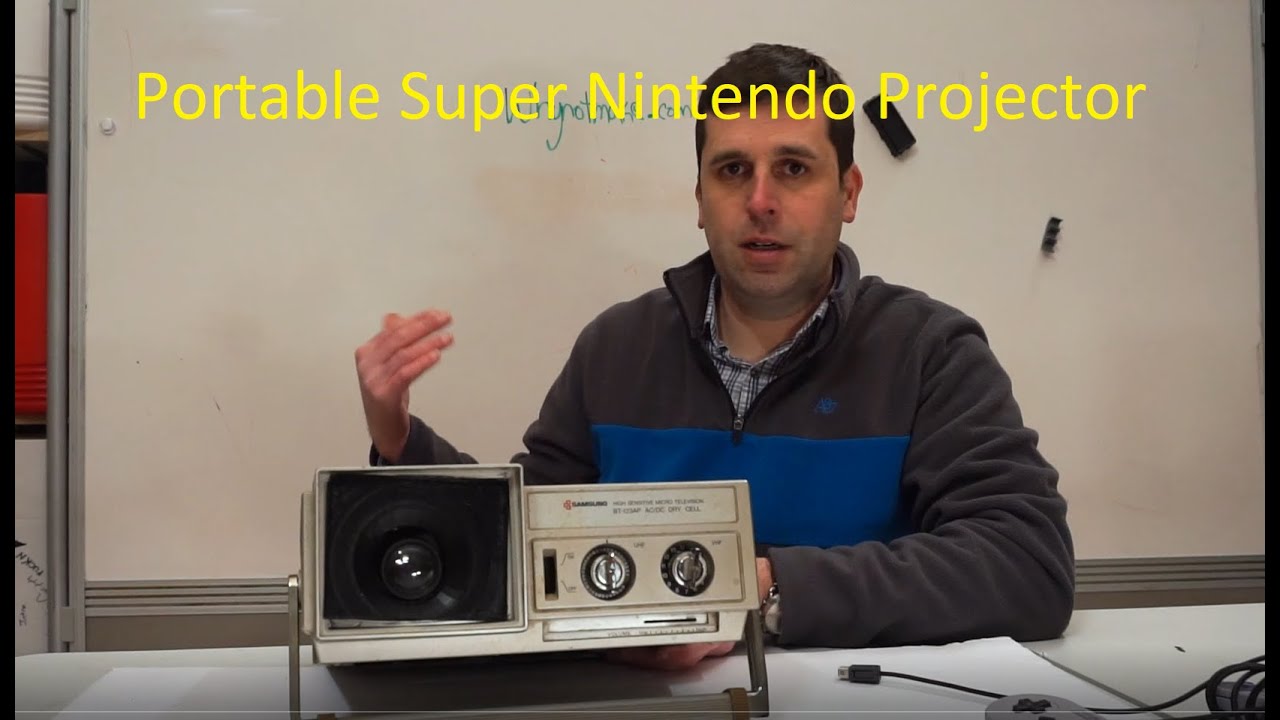 Super Nintendo Projector Project - YouTube