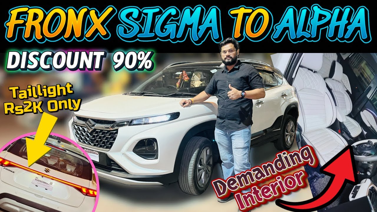 2024 Fronx Sigma To Alpha Modification With Price | Fronx Sigma ...