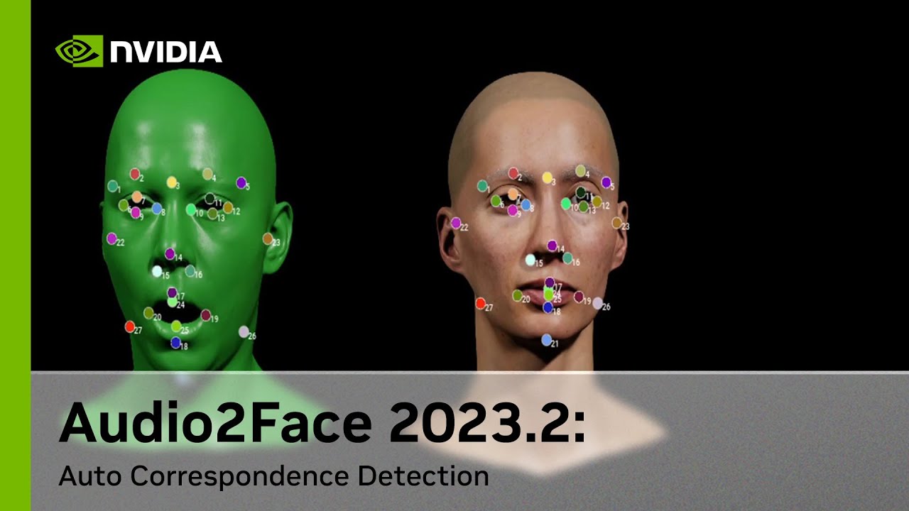 Audio2Face 2023.2: Auto Correspondence Detection - YouTube