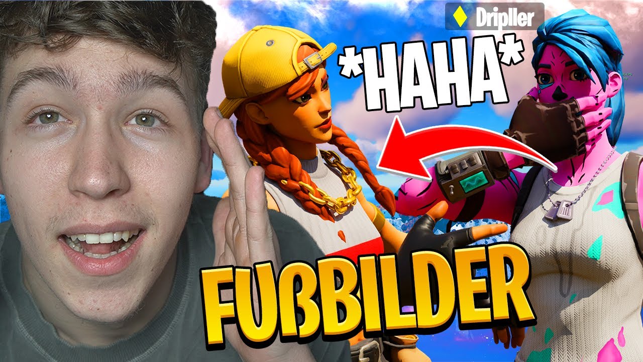 MÄDCHEN SCHICKT mir FUßBILDER haha.. Fortnite Random Teams Trolling ...