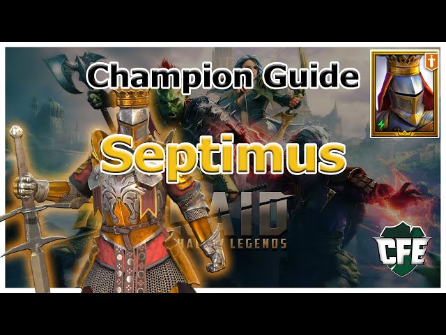 Raid Shadow Legends Septimus Skill Mastery Equip Guide Raid Mastery