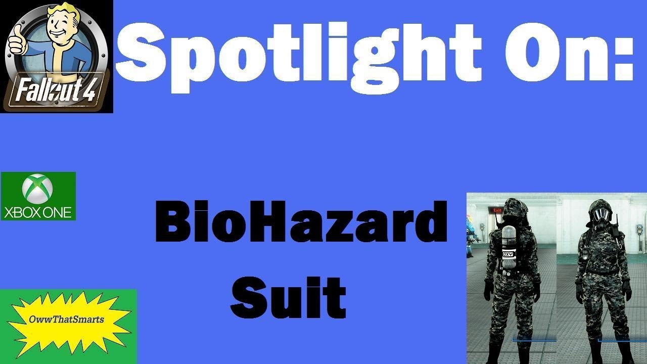 Fallout 4 (mods) - Jenny - Spotlight On: BioHazard Suit - YouTube