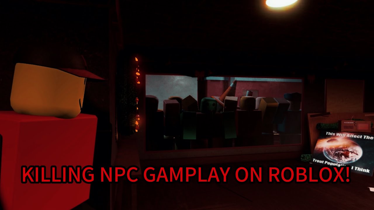 KILLING NPC GAMEPLAY ON ROBLOX!!! #gaming #roblox - YouTube