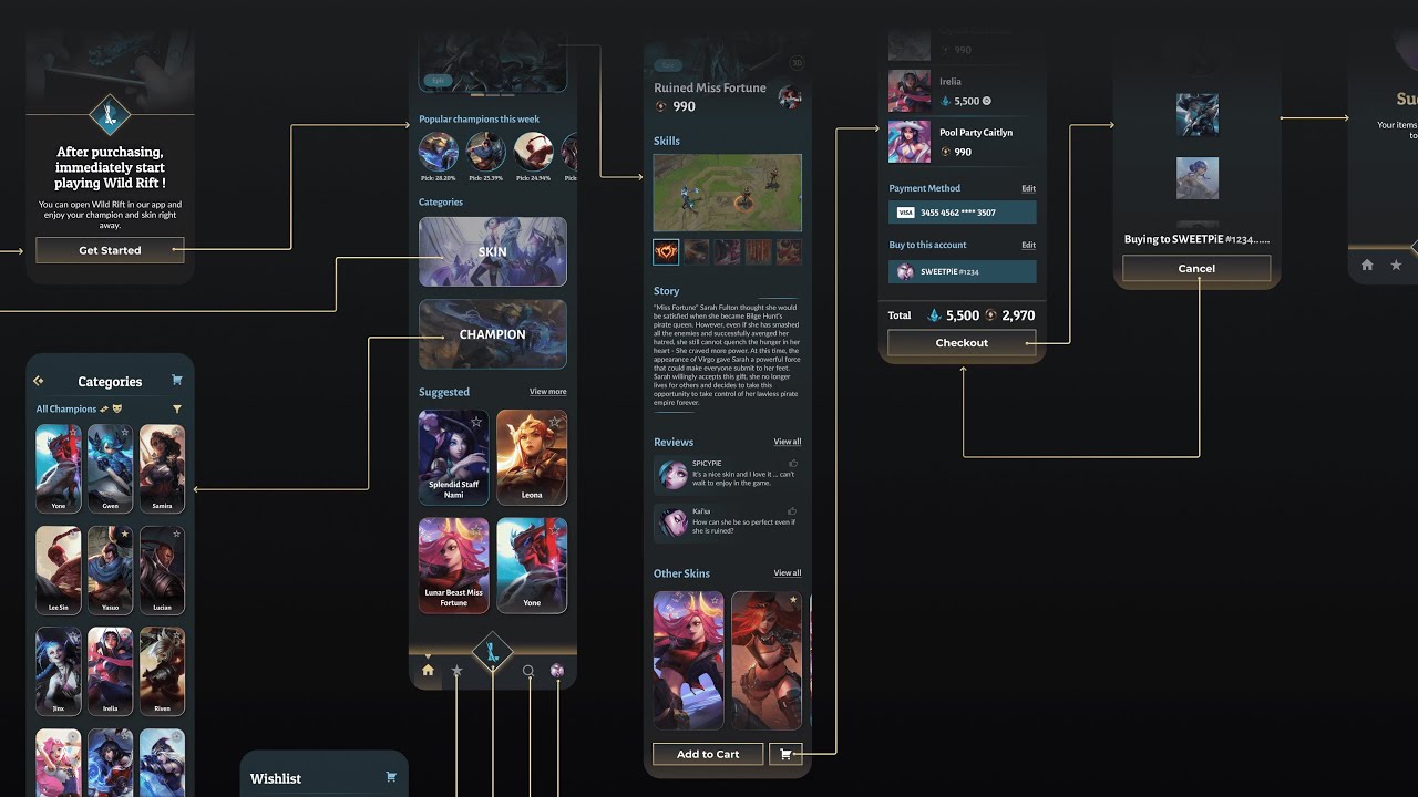 Wild Rift Store - UI Display - YouTube