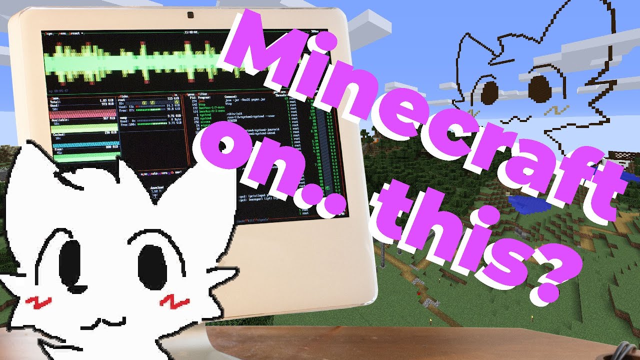 Running a (Public) Minecraft Server on a 2006 iMac! ft. Arch Linux - YouTube