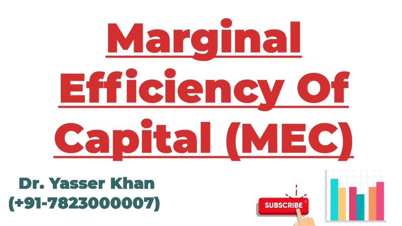 Marginal Efficiency Of Capital | MEC | Meaning Of Marginal Efficiency ...
