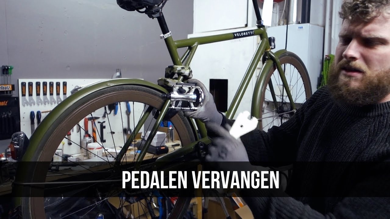 Pedalen vervangen - Fiets trappers vervangen - YouTube