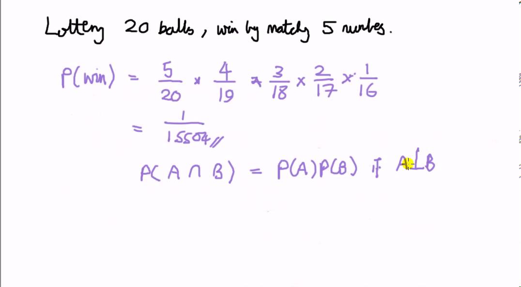Counting example in probability part 3 - on multiplying probabilities ...