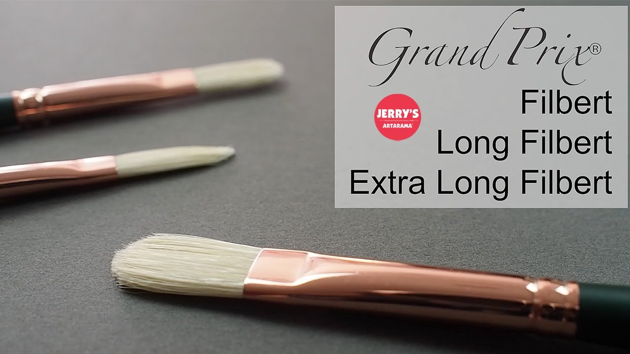 Jerry's Exclusive - Silver Brush Grand Prix® Pro Filbert Brush Set ...