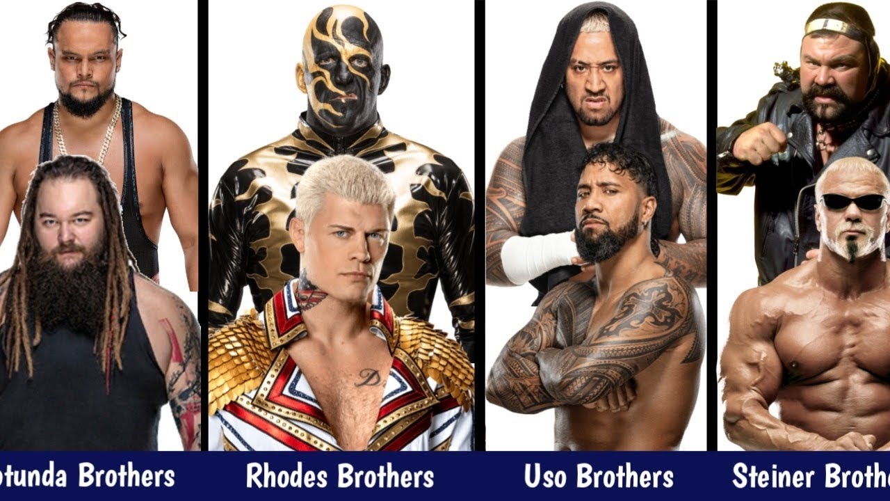 Wwe's Every Brothers । Brothers Played in Wrestling World - YouTube