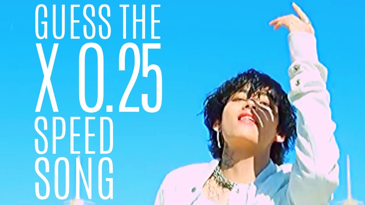 A Game of K-Pop: Guess the X0.25 speed song - YouTube
