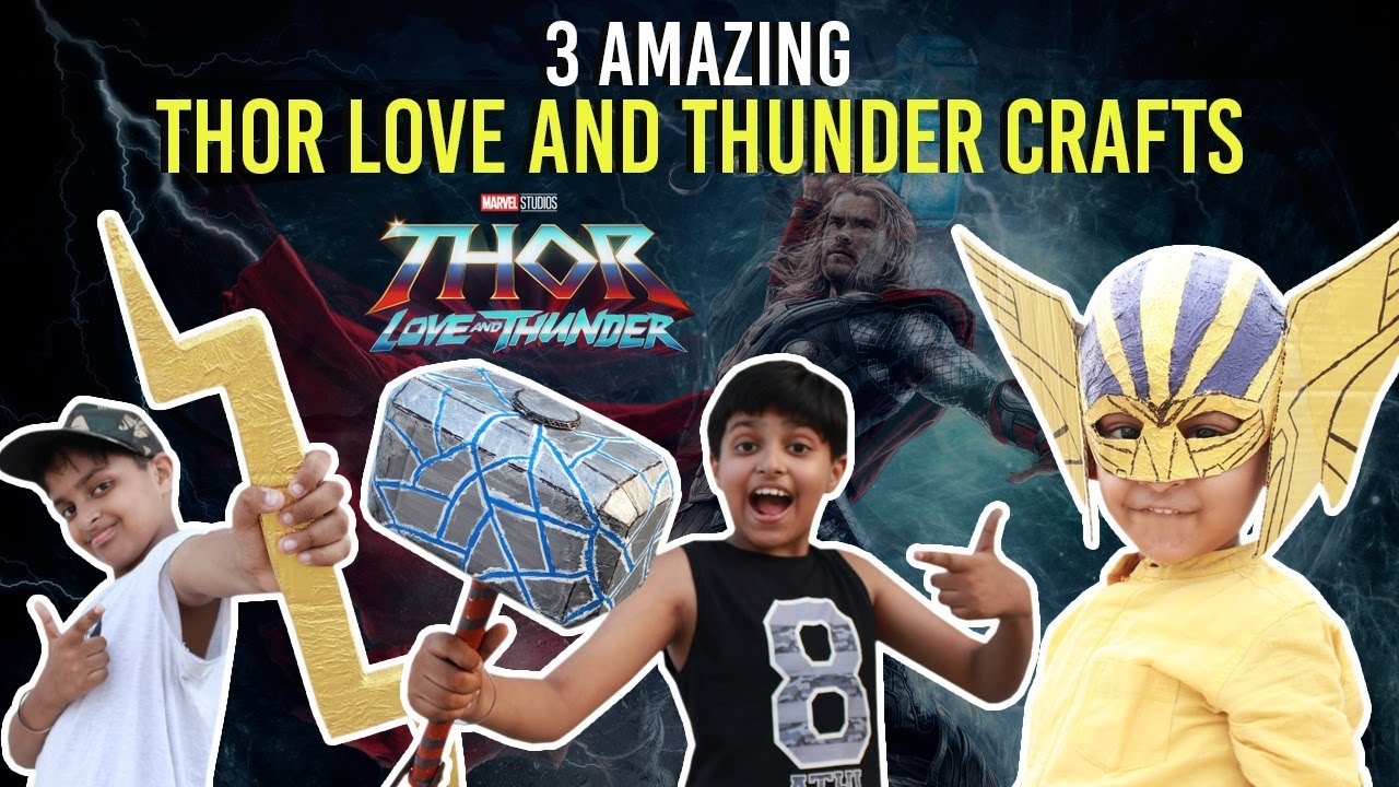 3 Amazing Thor Love And Thunder Craft Ideas | Thor Broken Hammer | Thor ...