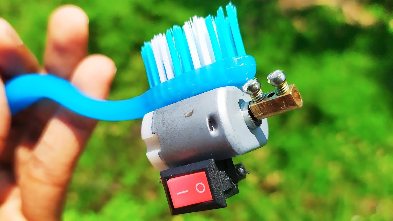 How to Make an Electric Toothbrush - Very EASY - YouTube