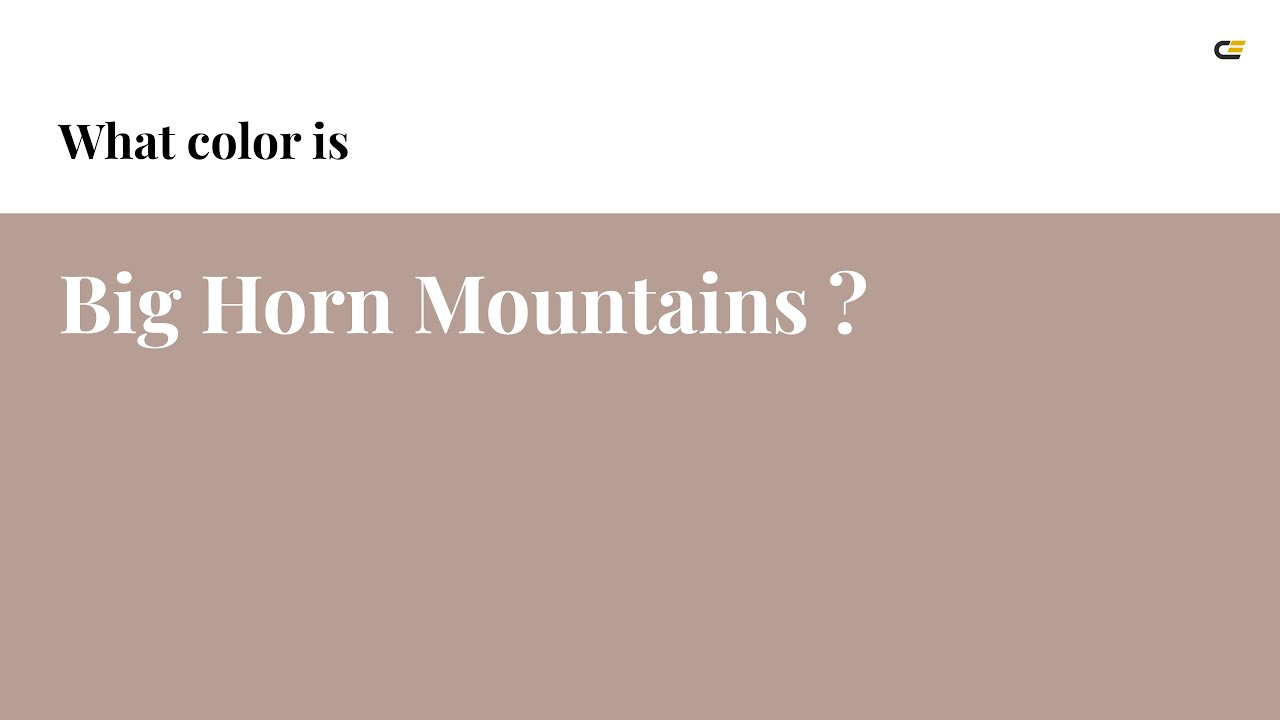 Big Horn Mountains color #b79e94 hex color - Brown color - Cool color ...
