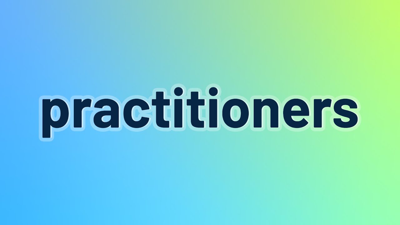 Practitioners - 15 English Vocabulary Flashcards - YouTube
