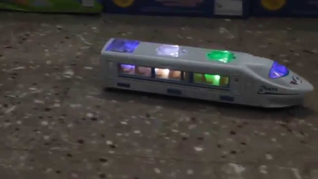 UNIVERSAL HIGH SPEED BULLET WALK EMU TRAIN TOY BUMP & GO ACTION! GIFT ...