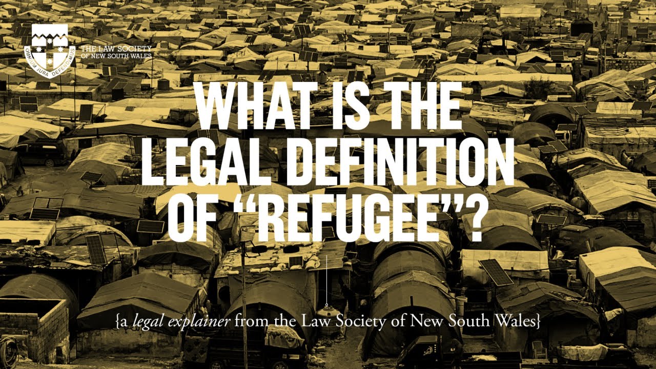 What is the legal definition of "refugee"? - YouTube