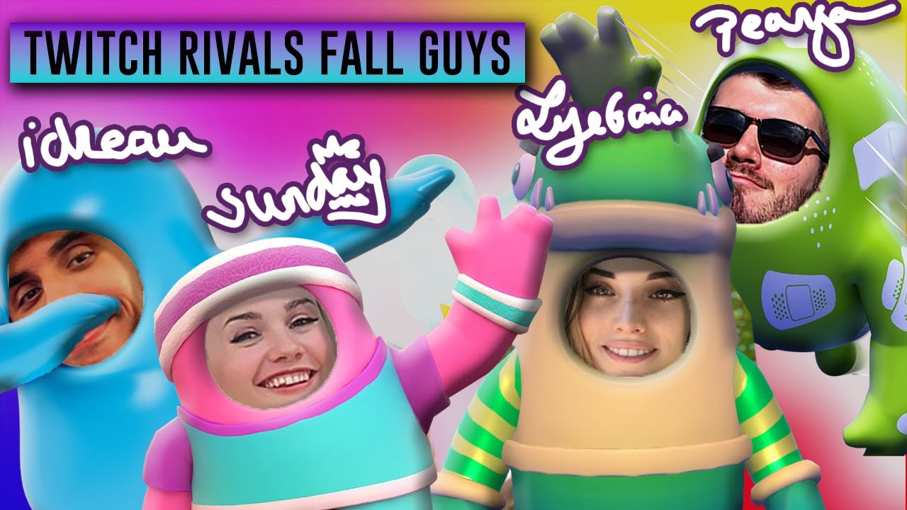 TWITCH RIVALS SUR FALL GUYS || BEST OF Ft @IDREAU , @LadySundae ...