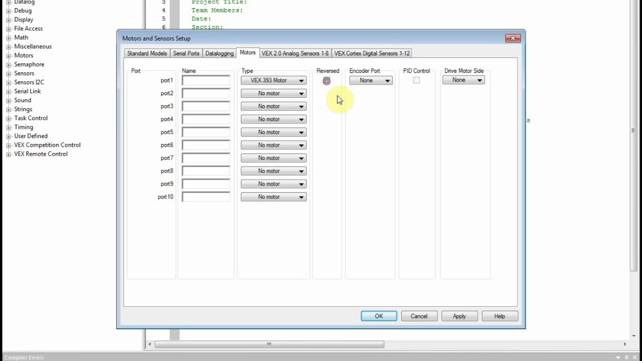 RobotC: Setup for PLTW Activities - YouTube