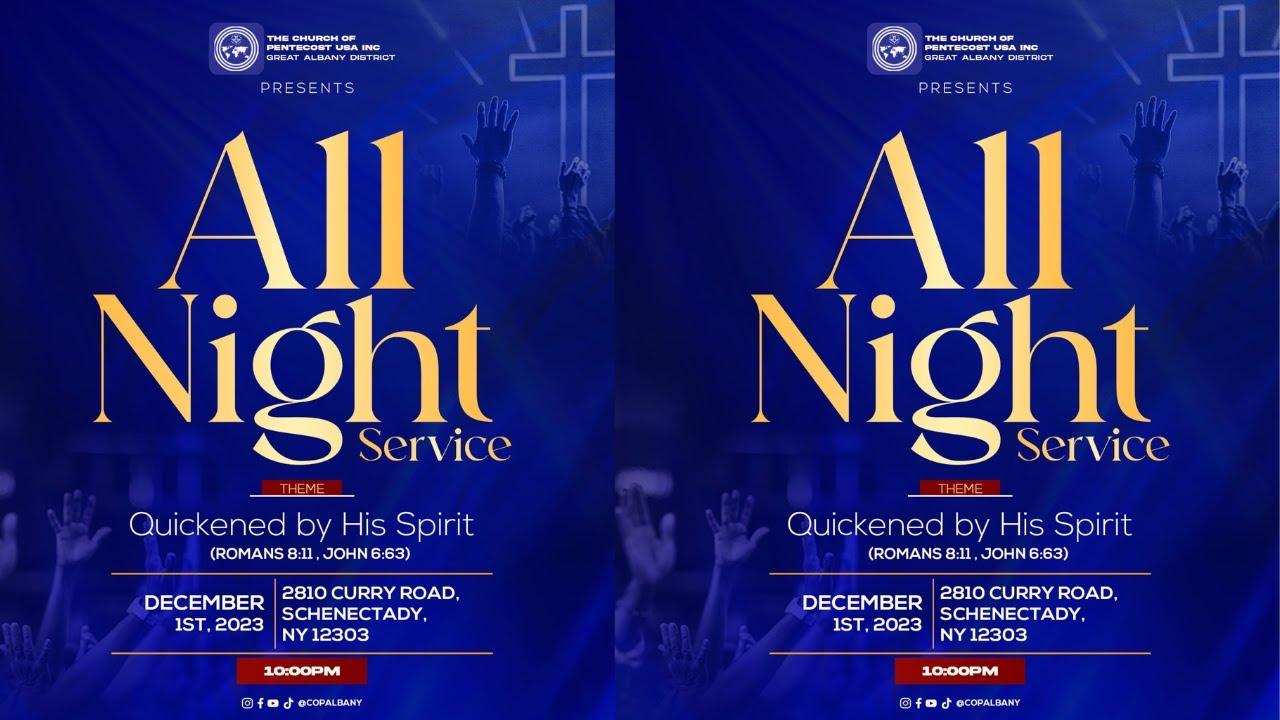 All Night Service | Friday, December 1st, 2023 - YouTube