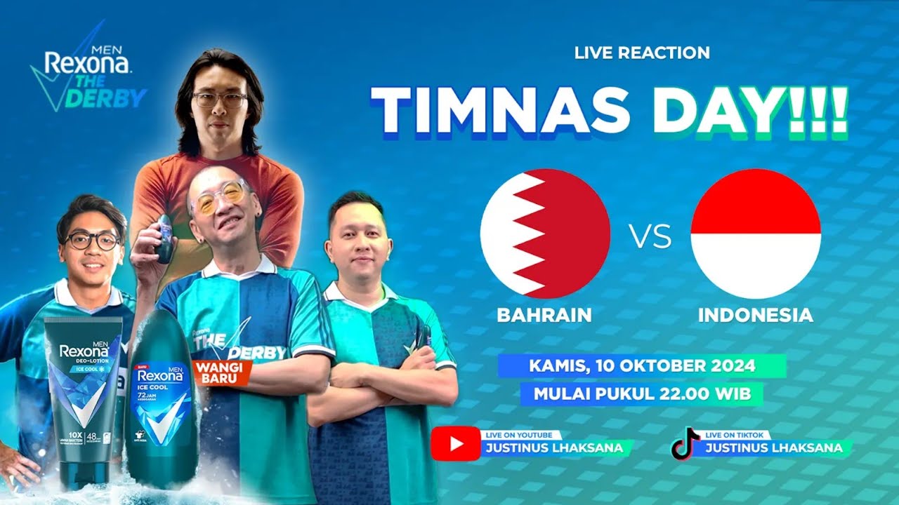THE DERBY S2 EPS 27 [LIVE REACTION TIMNAS DAY] : BAHRAIN VS INDONESIA ...