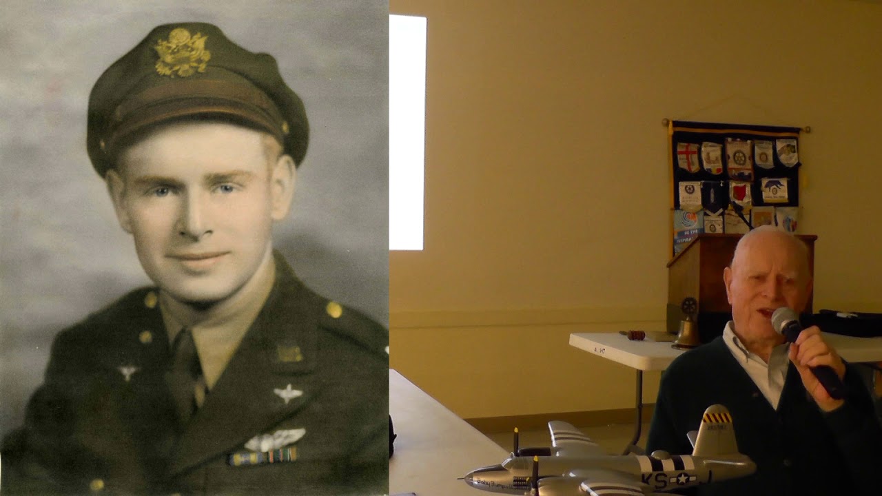 Bill Deam B-26 World War II pilot talk at Sidney OH Rotary meeting on ...
