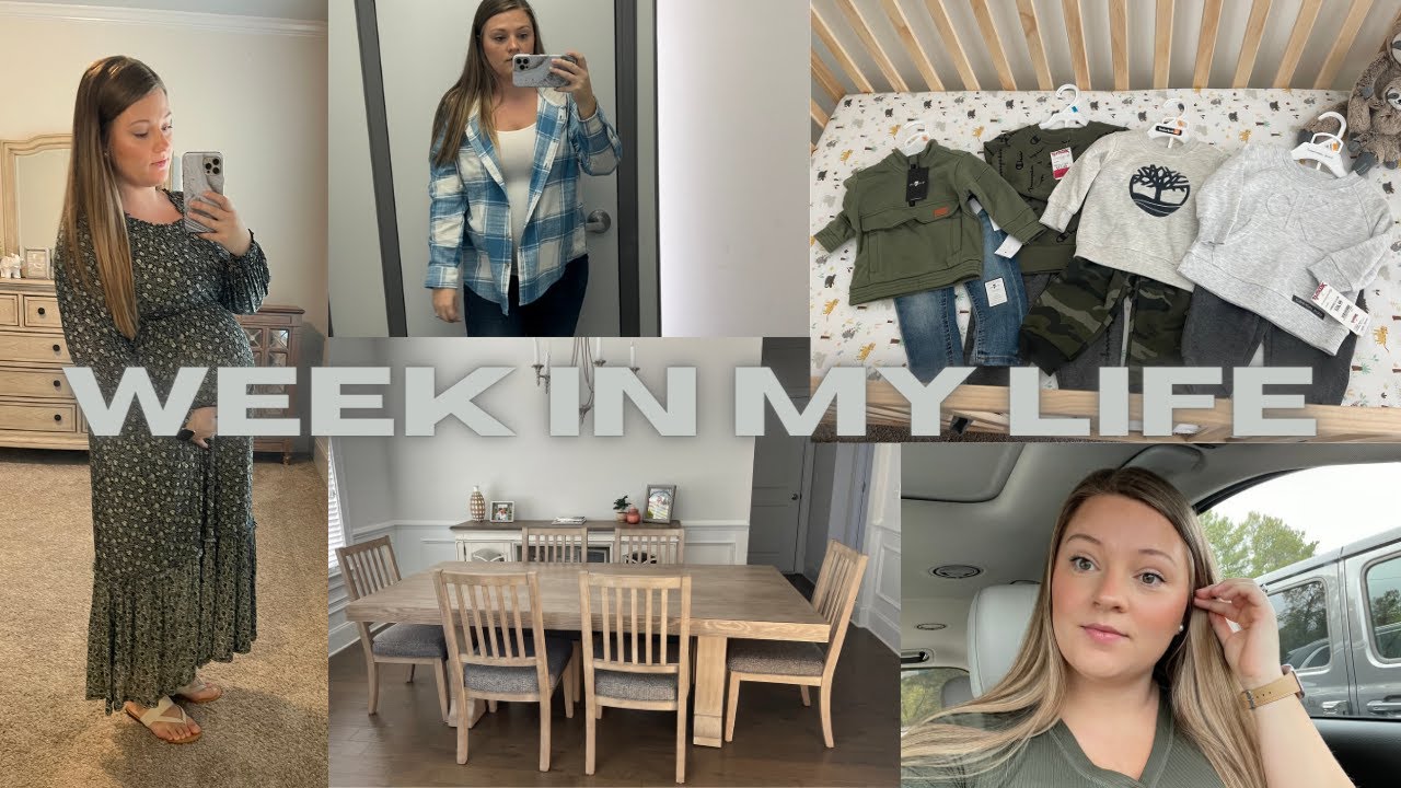 WEEK IN THE LIFE | 23 Weeks Pregnant | Errands, Walmart & Target Try-On ...