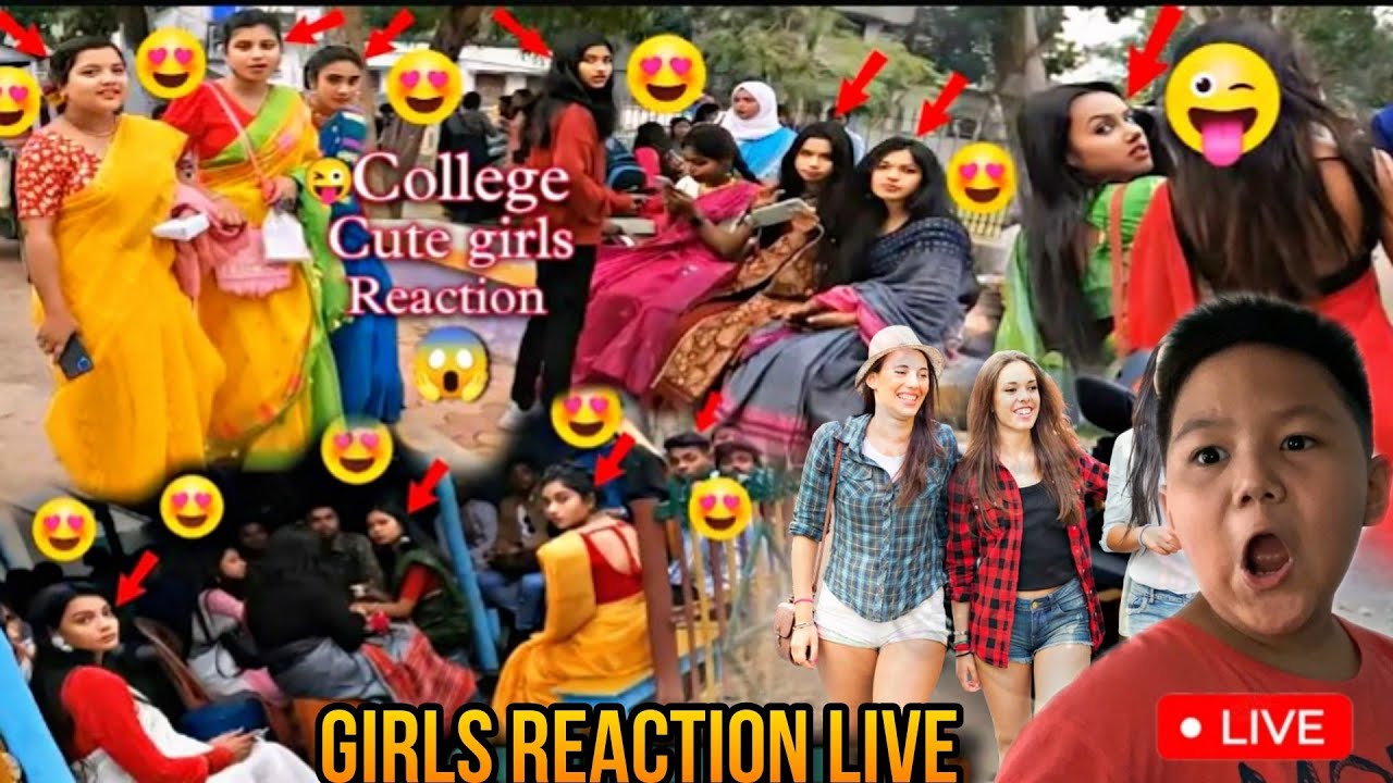 GIRLS REACTION LIVE STREAM 🥰 | Public Reaction Video | Reaction Video # ...