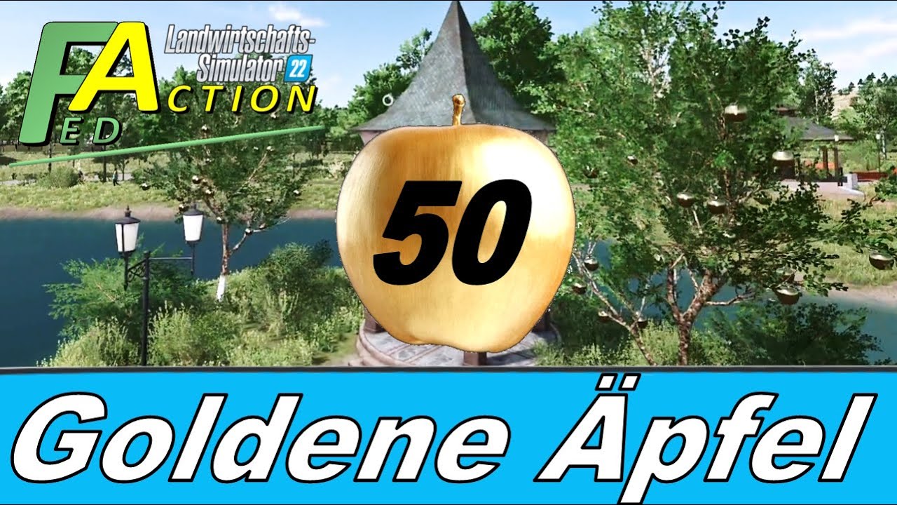 LS25 oder LS22 Zielonka Map alle goldenen Äpfel Sammlerstücke location ...