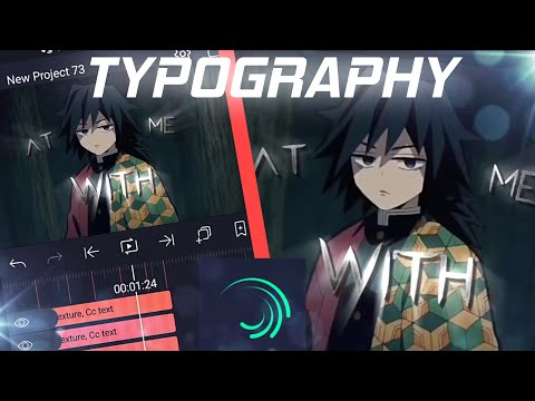 Tutorial Typography AMV Alight Motion 3d Camera Movement, Cc Text