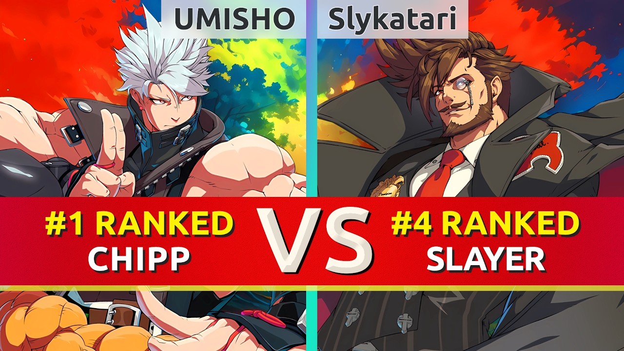 GGST UMISHO (#1 Ranked Chipp) vs Slykatari (#4 Ranked Slayer). High ...