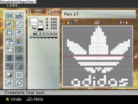 Make adidas classic logo in pes 6 - YouTube
