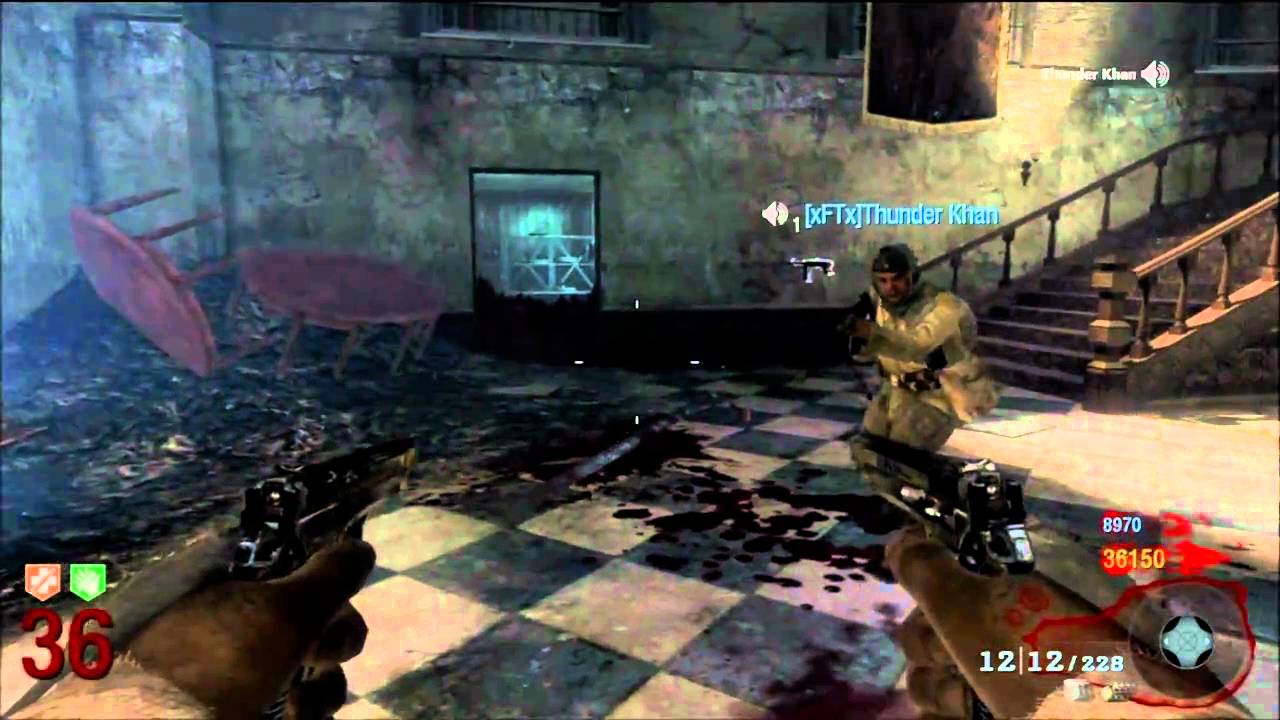 Black Ops Zombies - Road to Round 40 with Thunder part 2 - YouTube