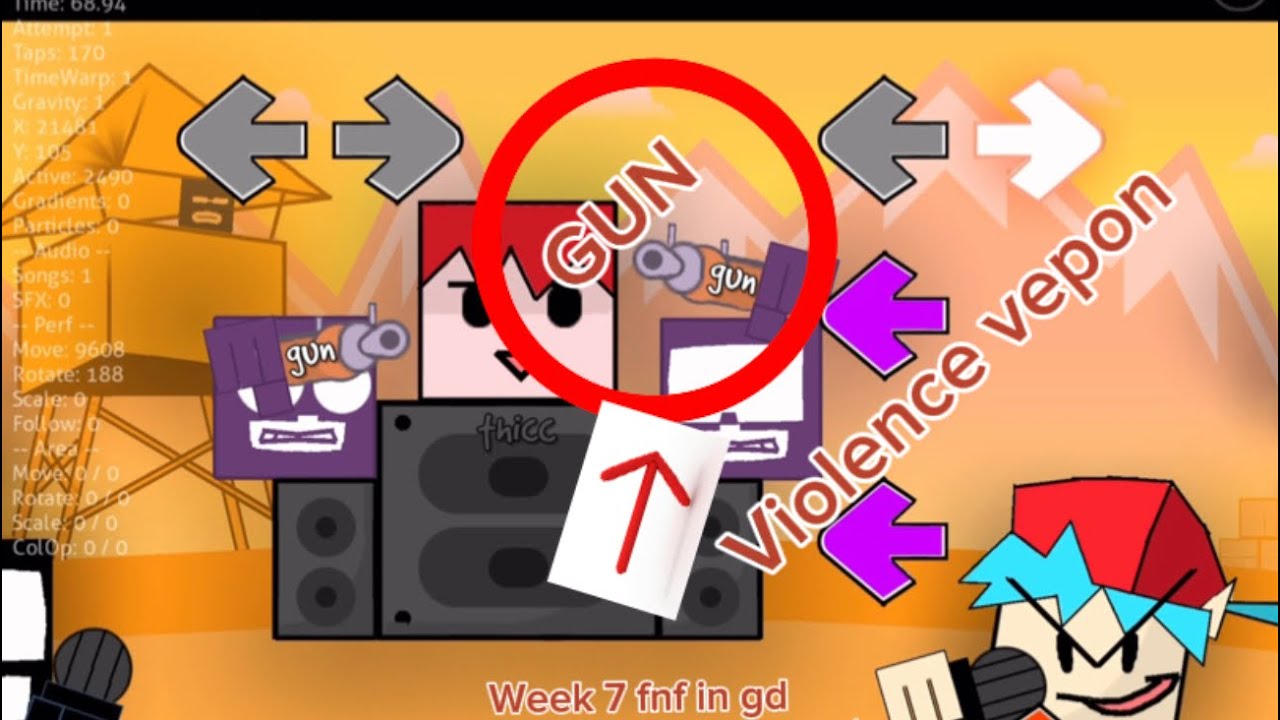 Week 7 fnf in gd - YouTube