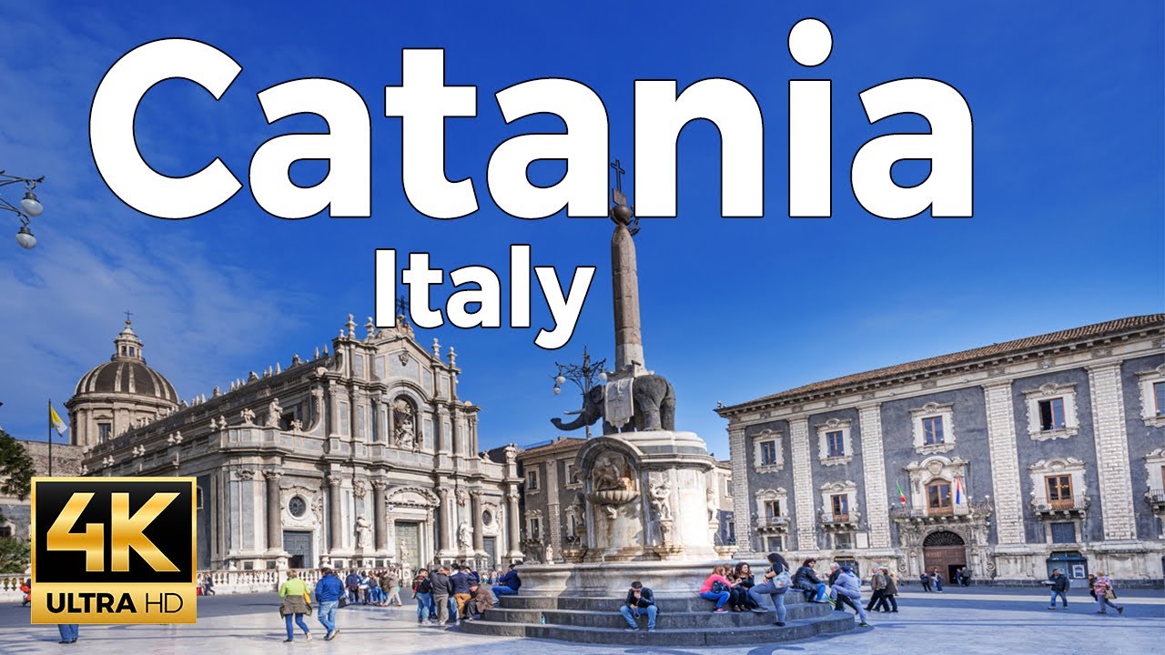 Catania, Sicily, Italy Walking Tour 4k Ultra HD 60fps – With Captions ...