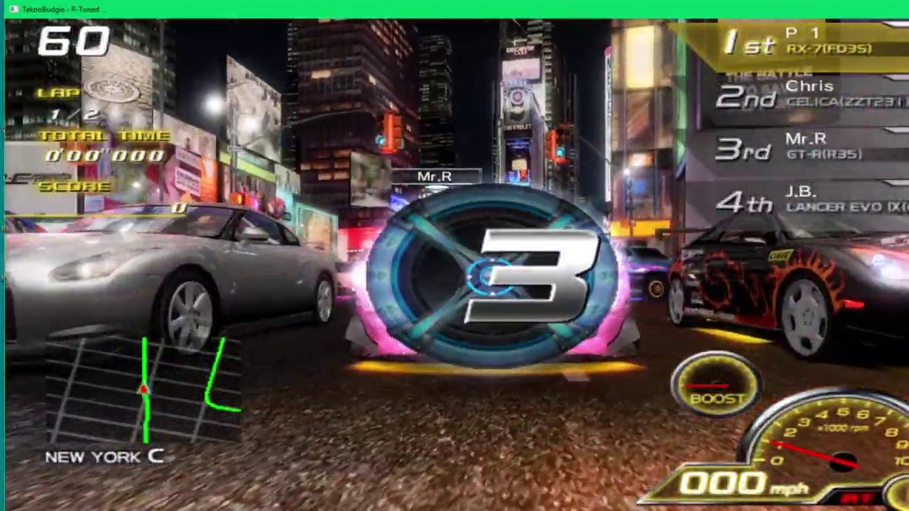 sega rtuned ultimate street racing mazdarx hard difficulty battle mode ...
