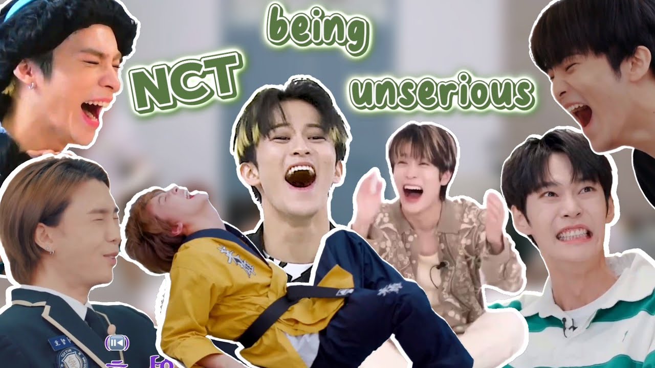 when nct can't stop laughing (mostly Mark) - YouTube