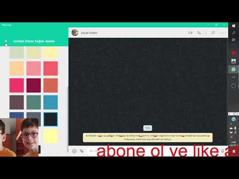 whatsapp ta arka plan nasıl değiştirilir